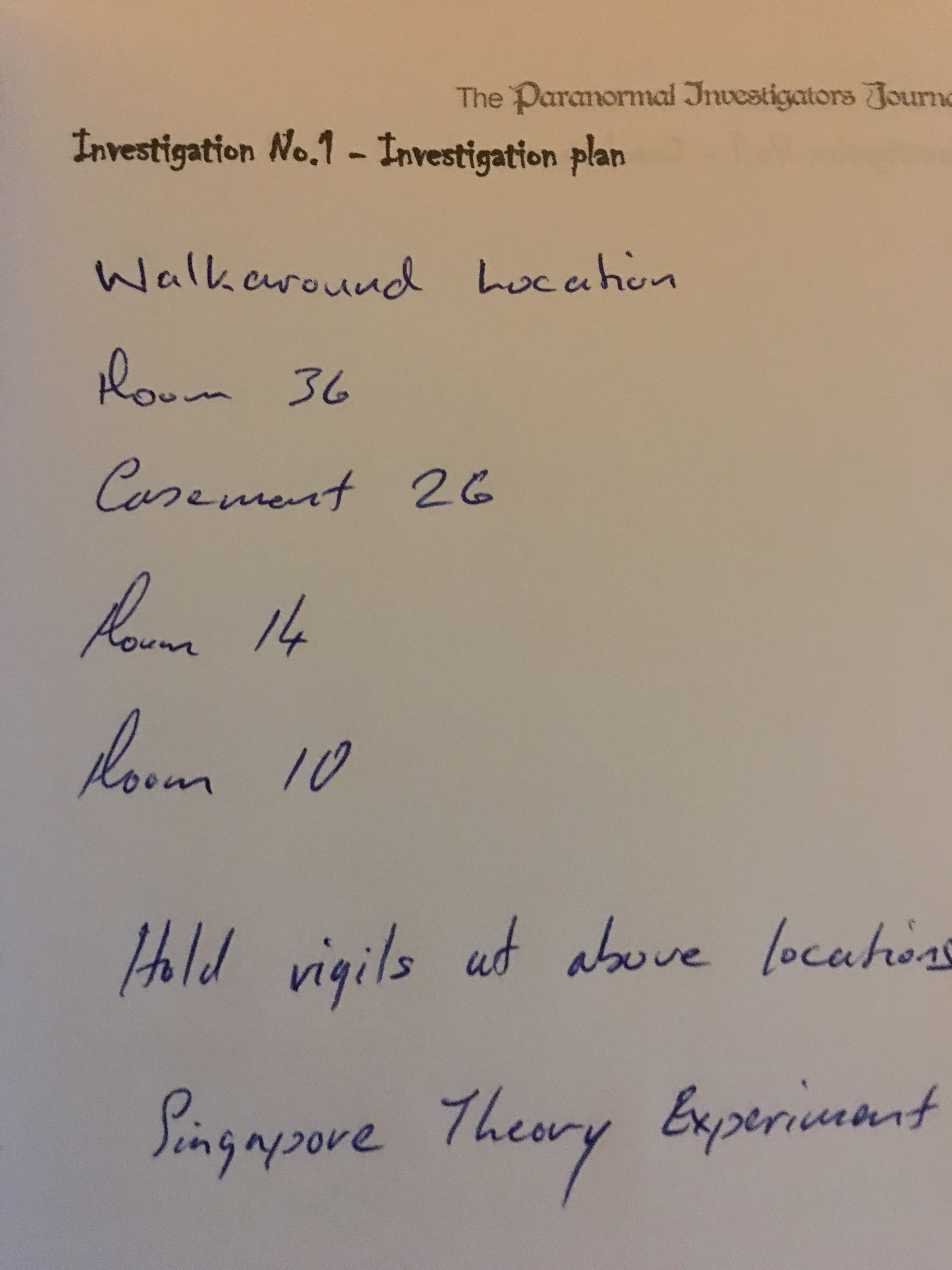 The Paranormal Investigators Journal – Ashley Knibb